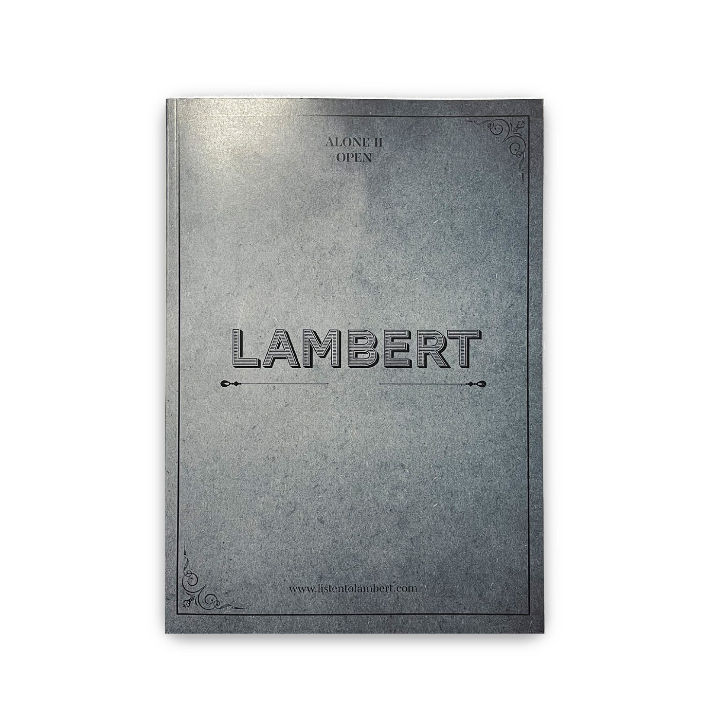 Lambert Alone II / Open Sheet Book – Bingo Merch